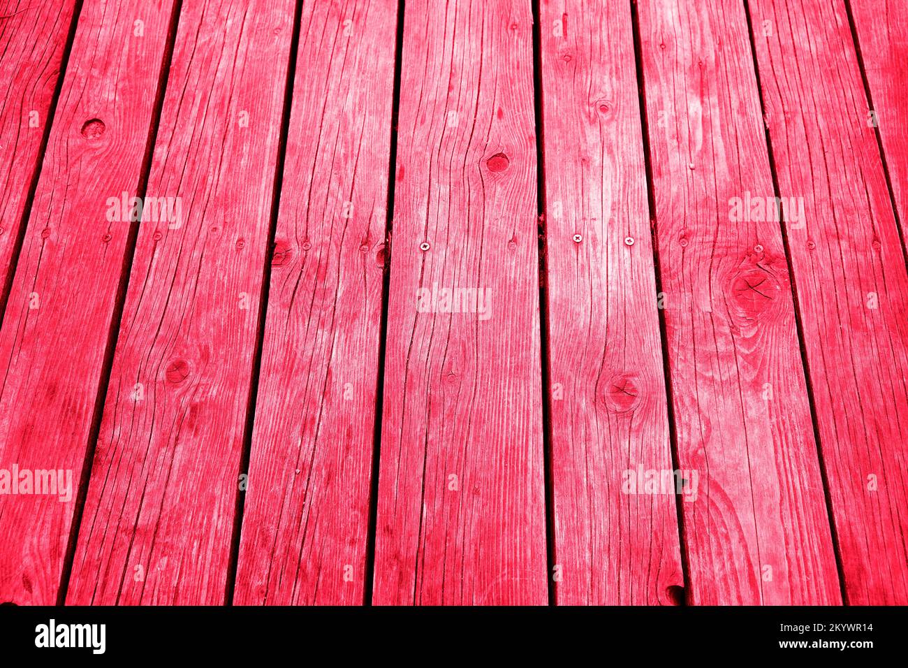 Light magenta wood plank background. Perspective view of hardwood ...