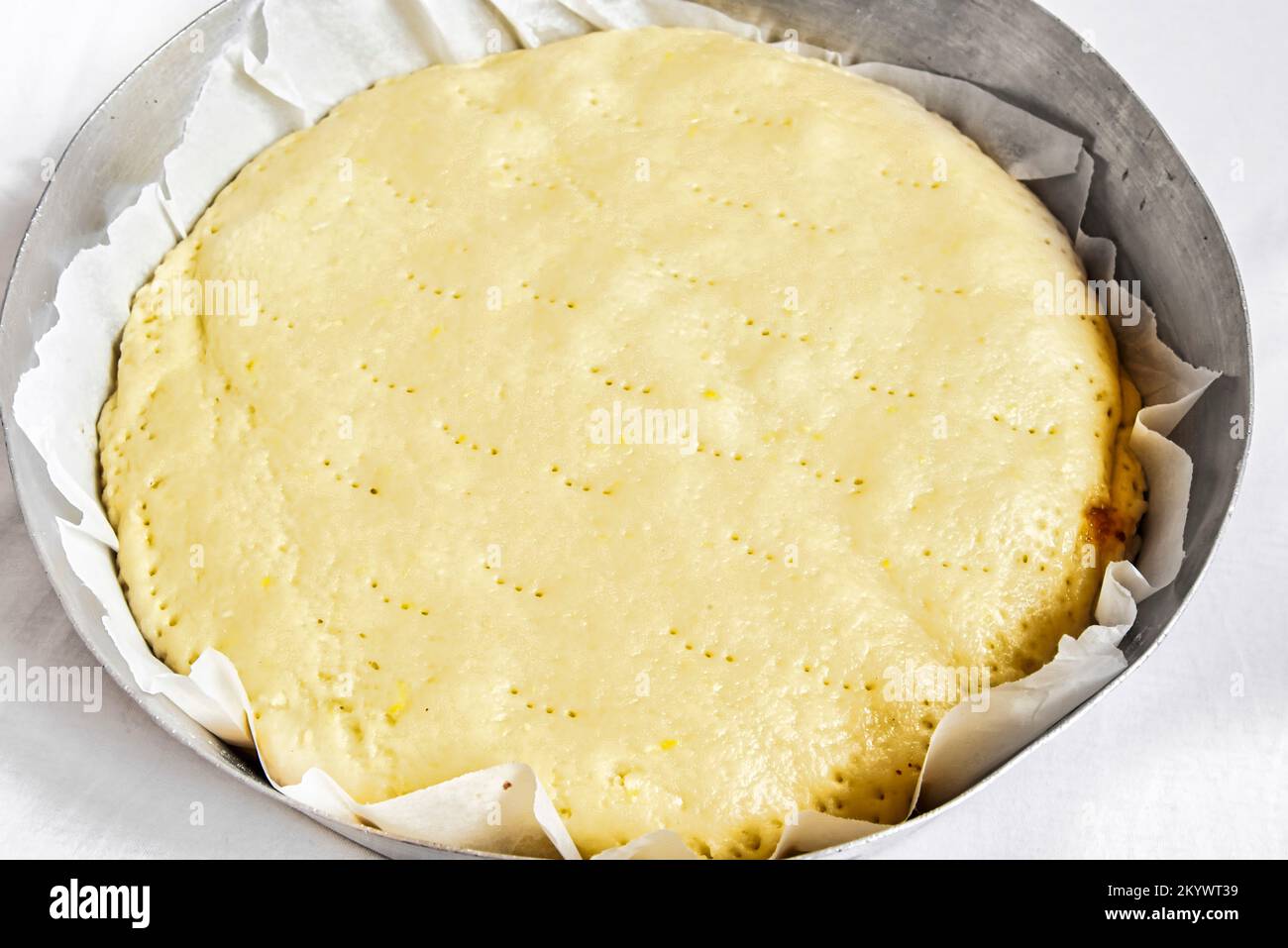 Apple pie - Crostata di mele. Italian food Stock Photo - Alamy