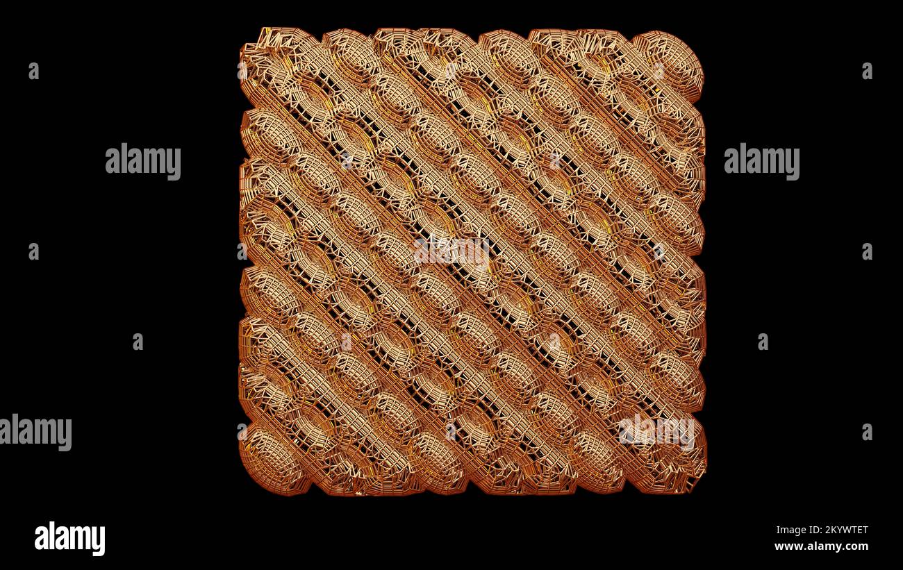 This is an ornamental pattern. Its mesh or makeup structure is ...