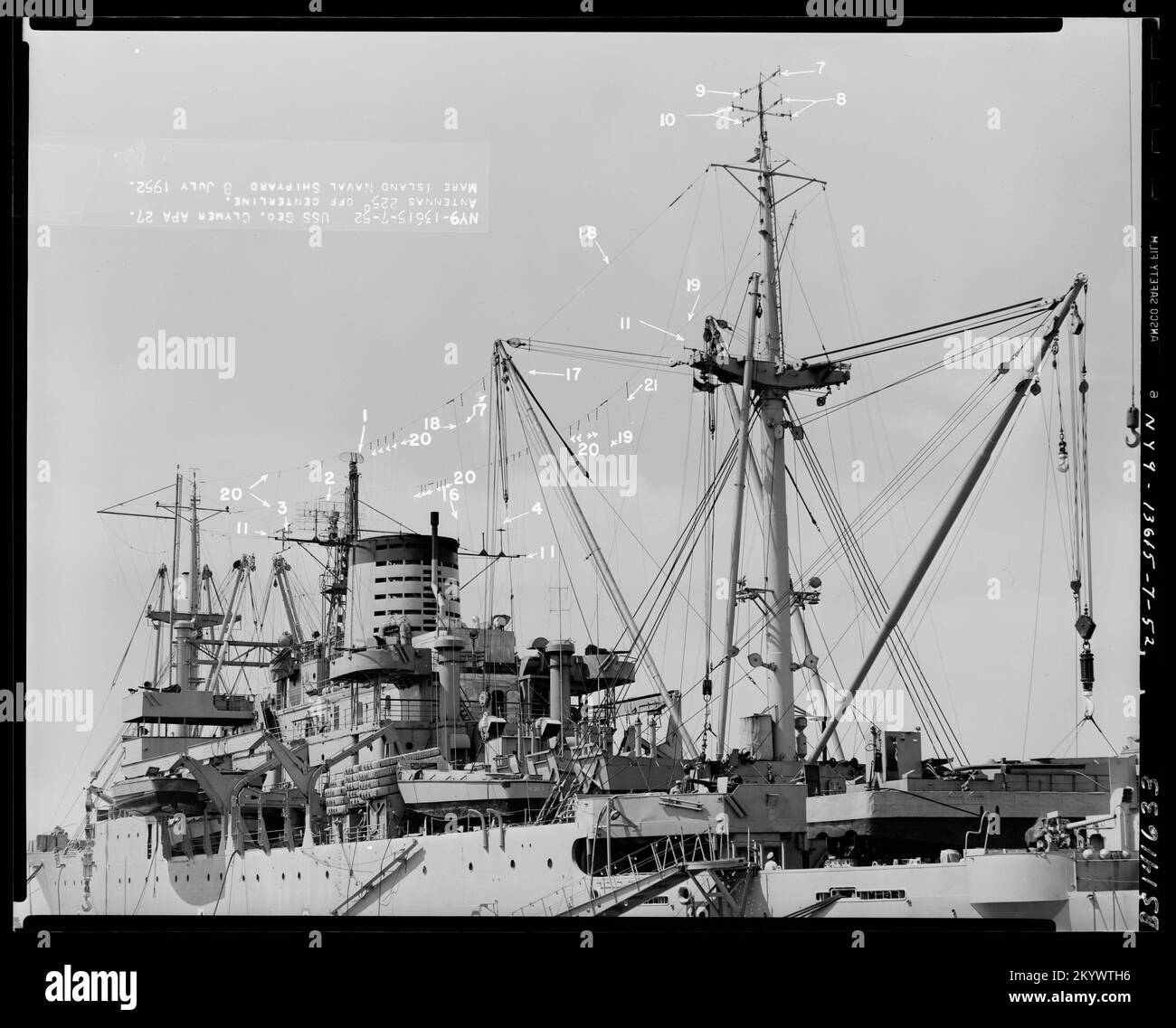 APA-27 George Clymer [19-NN-APA-27 George Clymer-141633] , Ships, Naval ...
