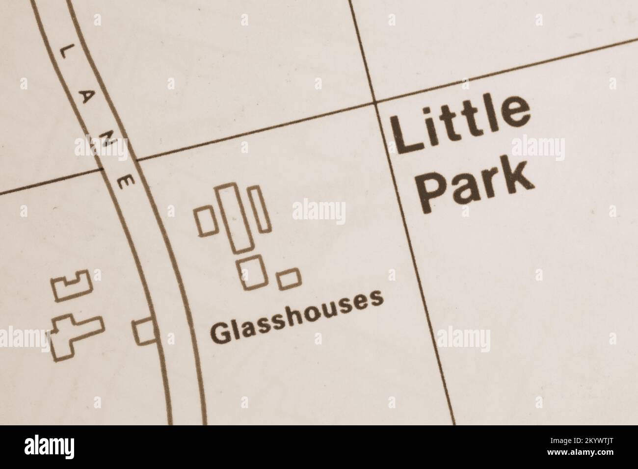 Little Park village in Hampshire, United Kingdom atlas map town name ...