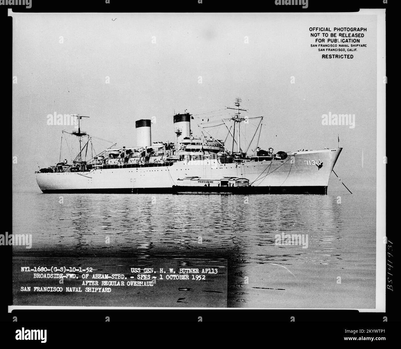 AP-113 Gen. H.W. Butner [19-NN-AP-113 Gen. H.W. Butner-141931] , Ships ...