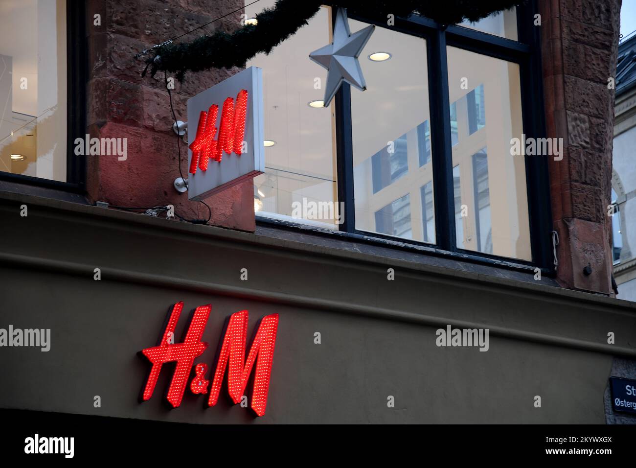 Copenhagen/Denmark/02 December 2022/Swedish retail store H&M store in ...