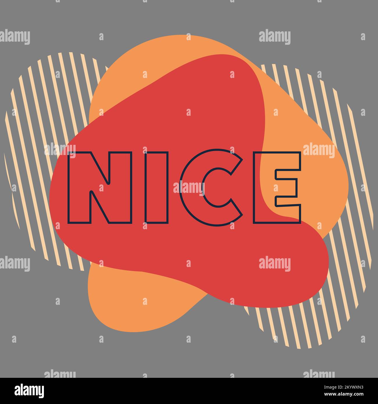 Typography slogan Nice slogan on modern background Stock Vector Image ...