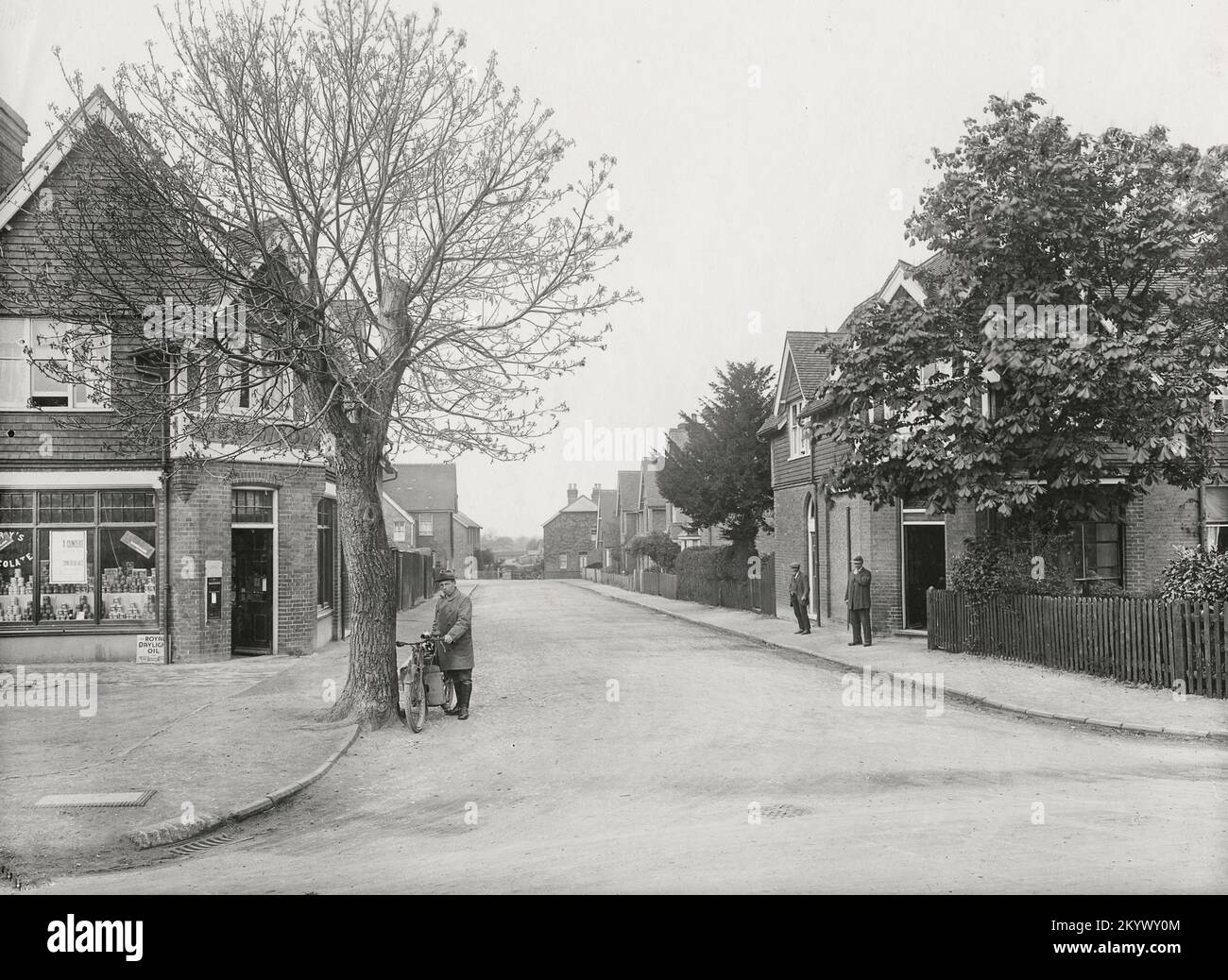 Vintage photograph - 1922 - Trindles Road, South Nutfield, Surrey Stock ...