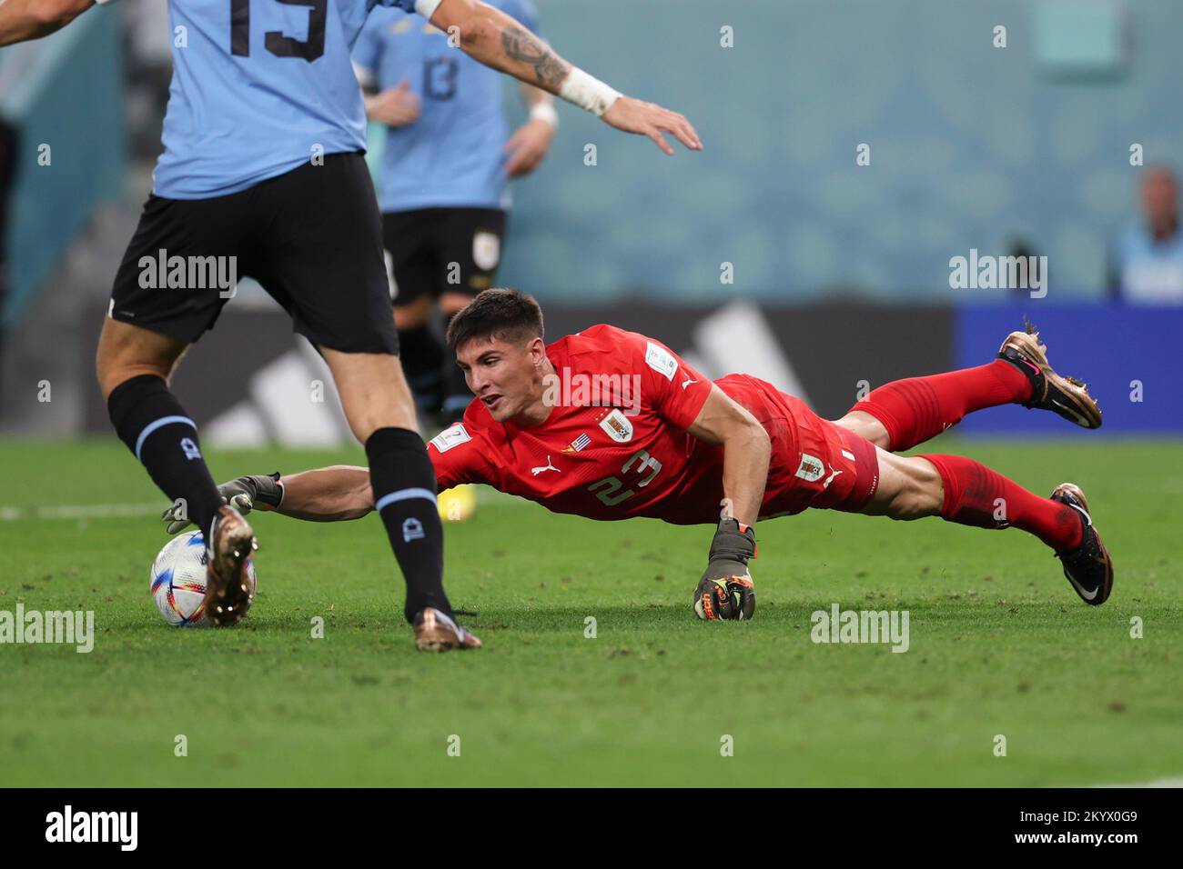 Al Wakrah, Qatar. 2nd Dec, 2022. Sergio Rochet, goalkeeper of Uruguay ...