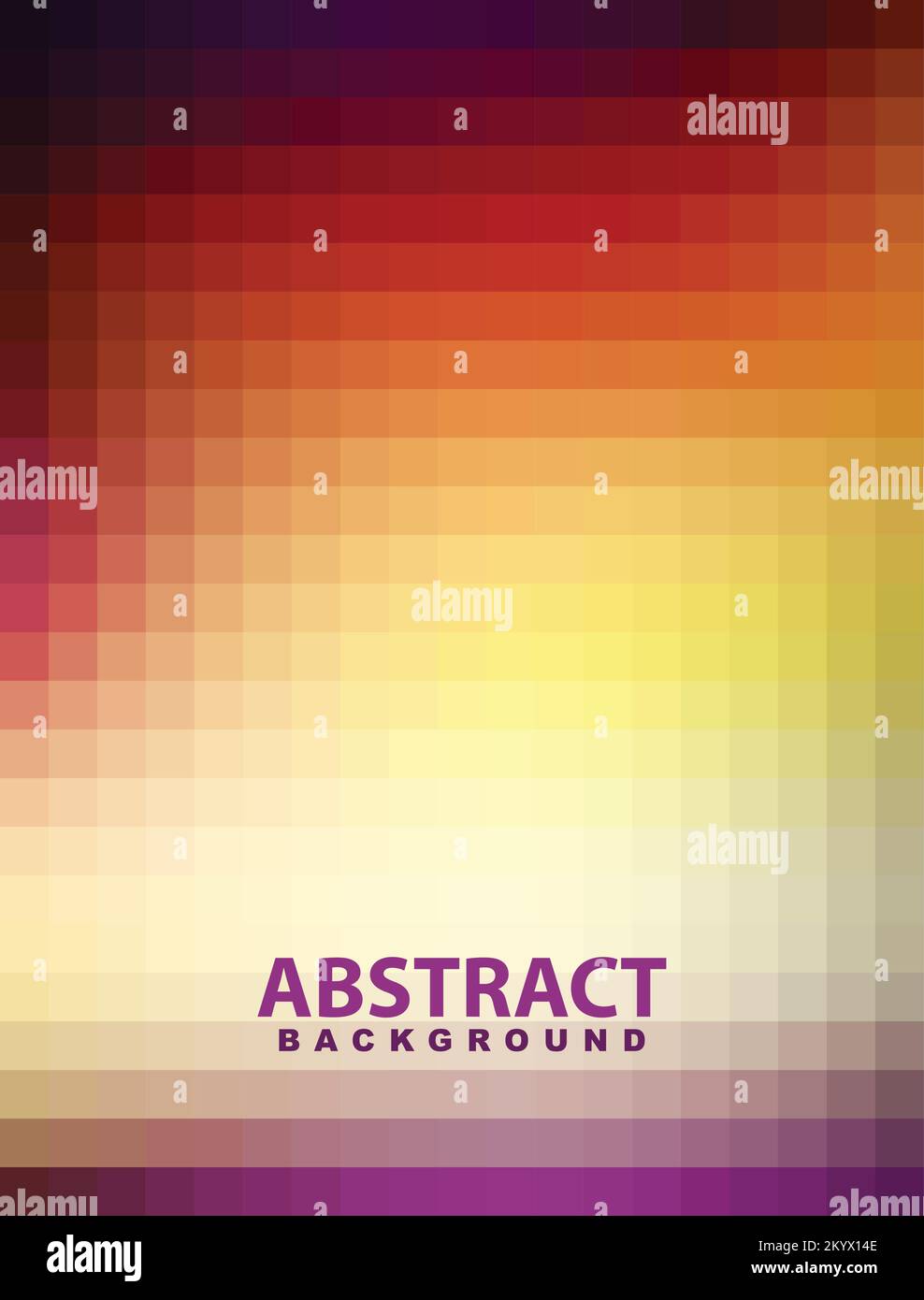 Abstract bright mosaic vertical pattern textured by squares. Vector ...