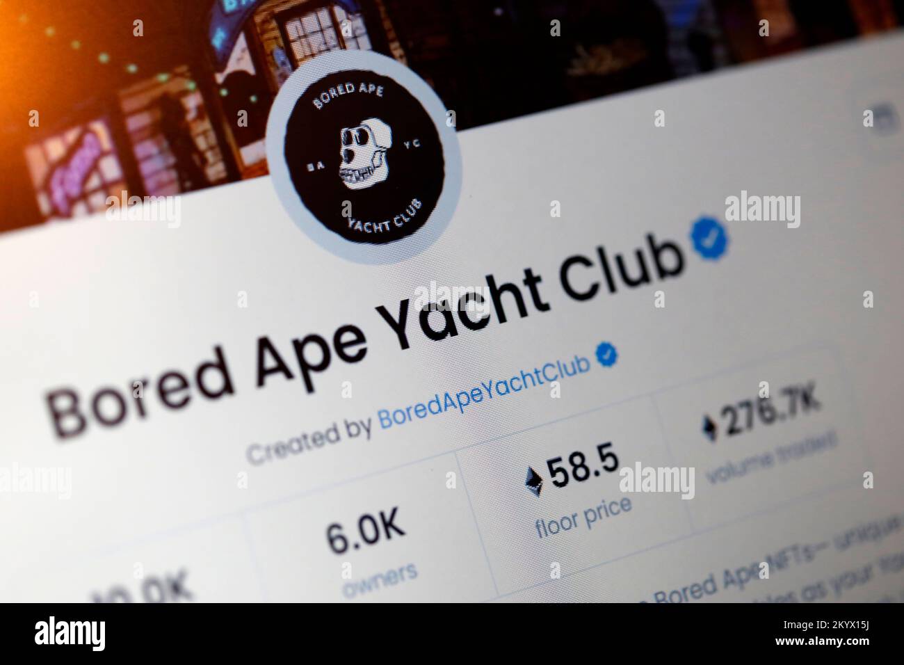 Bored ape nft yacht collection hi-res stock photography and images - Alamy