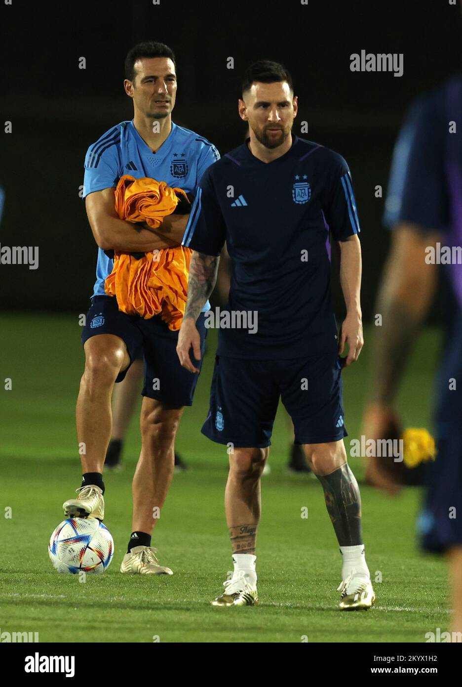 Doha, Qatar. 02nd Dec, 2022. Argentina's forward Lionel Messi during a ...
