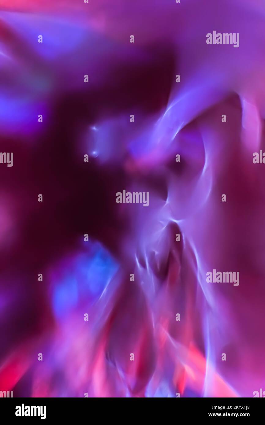 Abstract and blur ghost with shapes looking at camera. Scary and horror ...