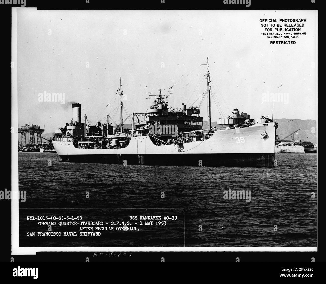 AO-39 Kankakee , Ships, Naval Vessels, Boats, Naval History, Navy Stock ...