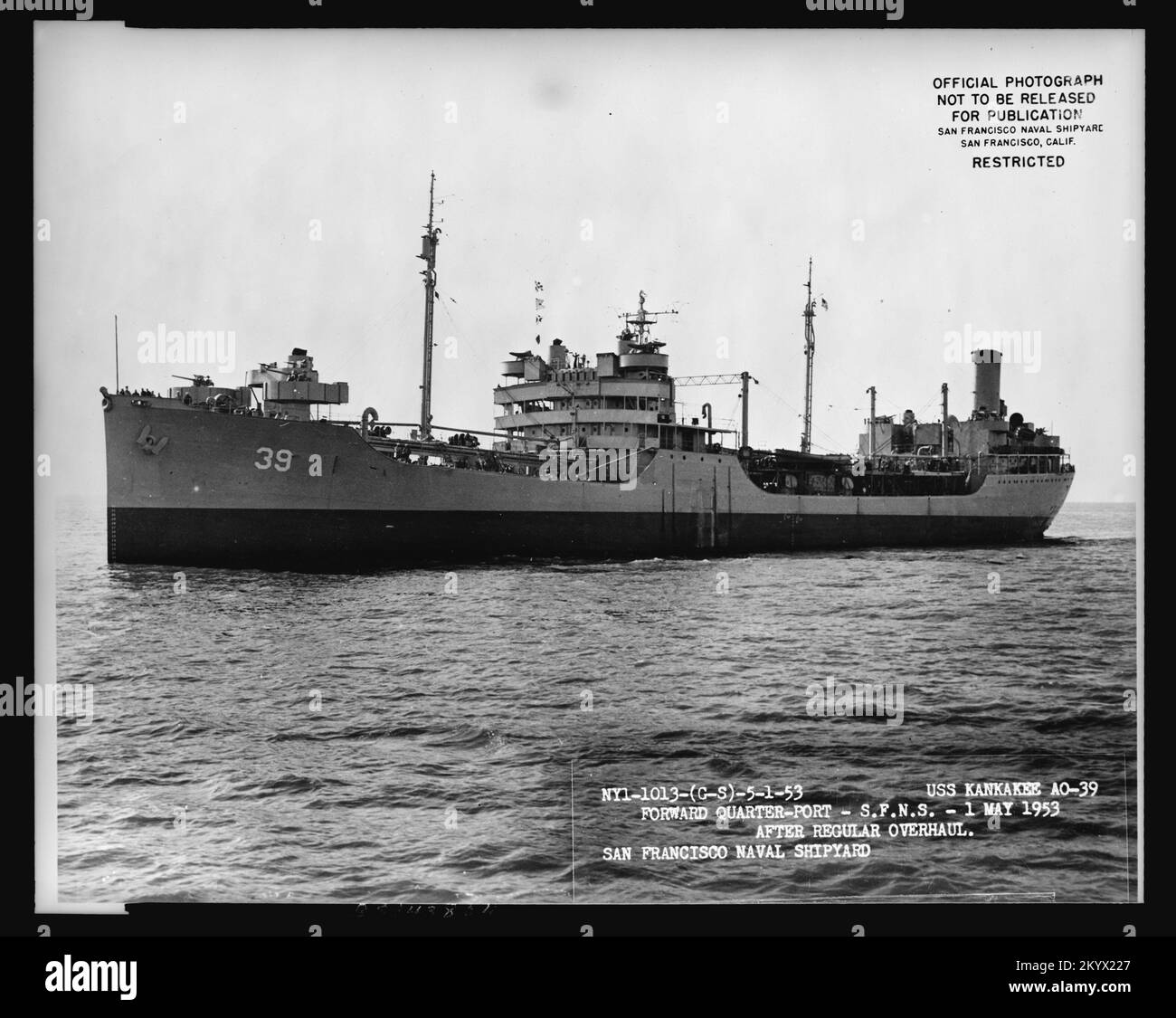 AO-39 Kankakee , Ships, Naval Vessels, Boats, Naval History, Navy Stock ...