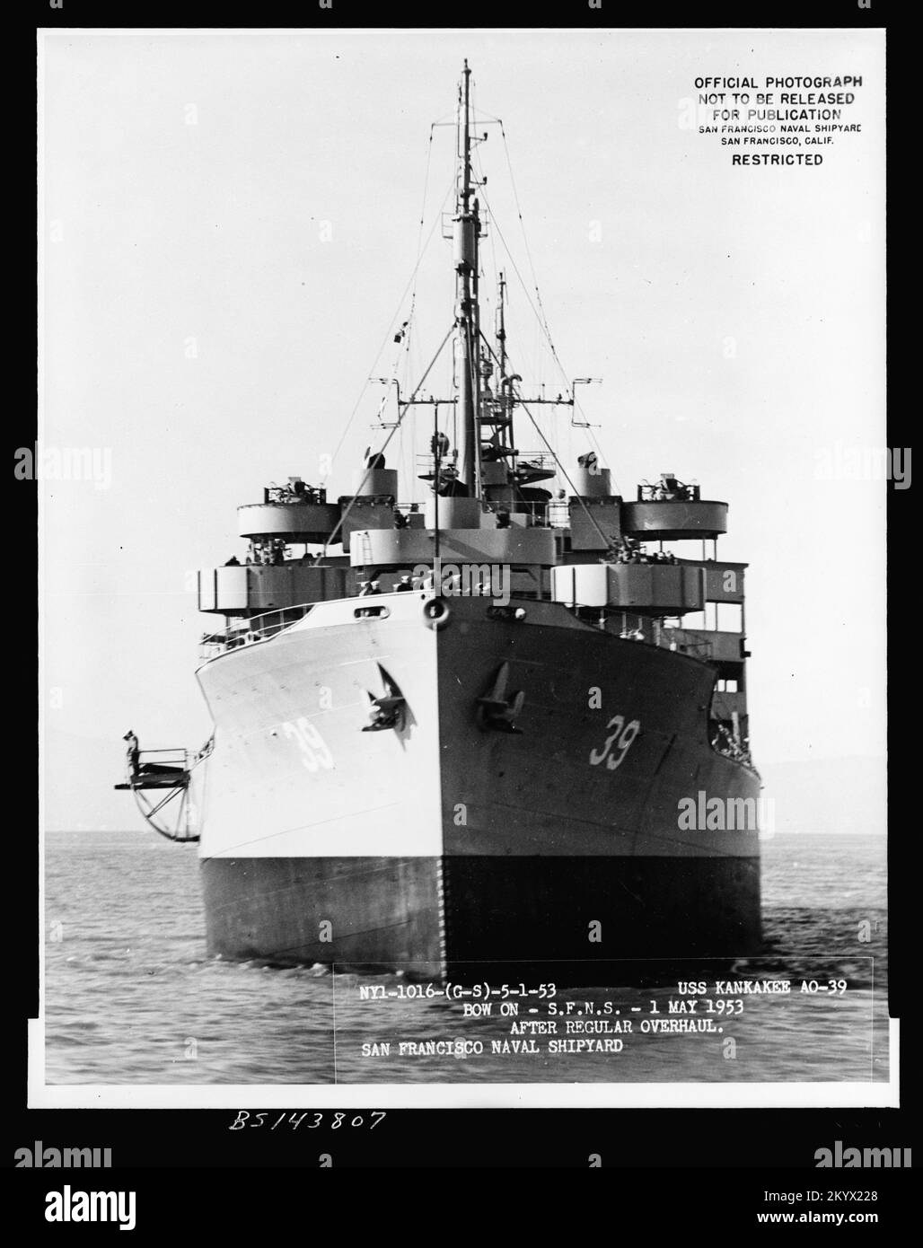 AO-39 Kankakee , Ships, Naval Vessels, Boats, Naval History, Navy Stock ...