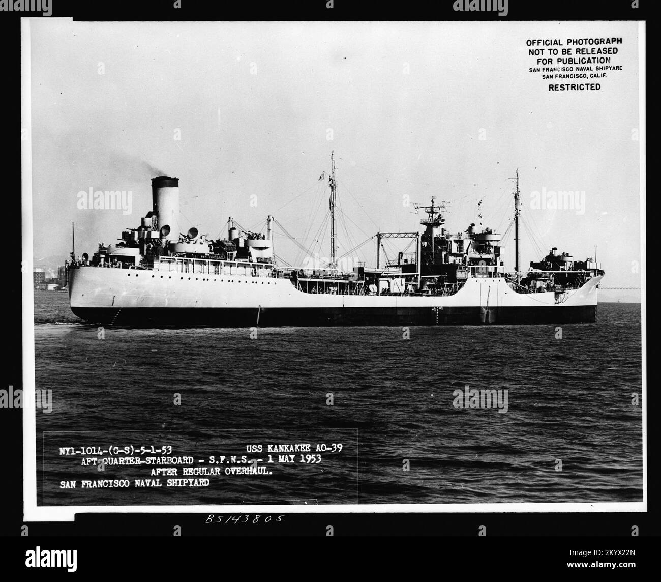 AO-39 Kankakee , Ships, Naval Vessels, Boats, Naval History, Navy Stock ...