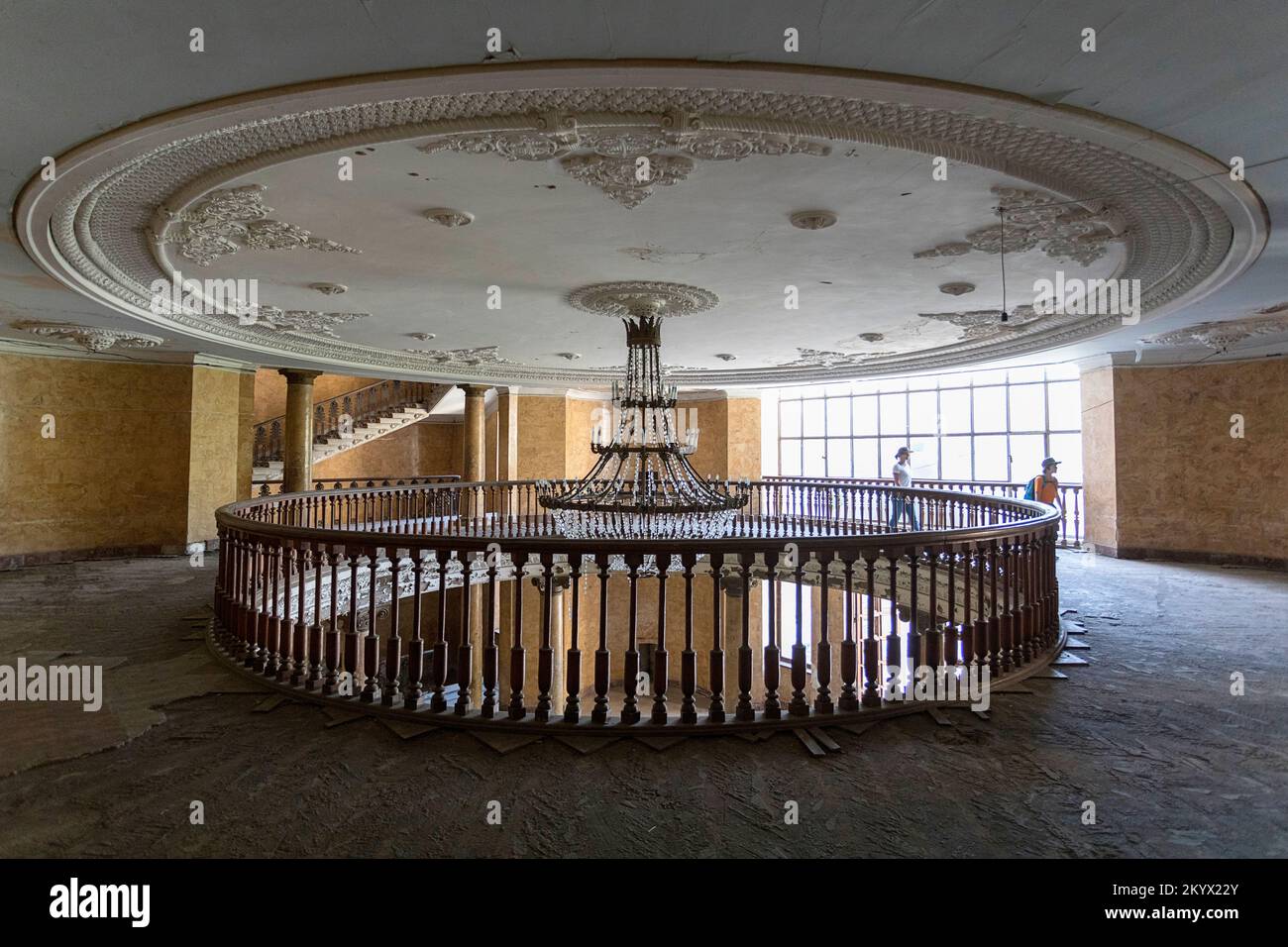 Tourists exploring Abandoned Soviet Sanatoriums Metallurgist of ...