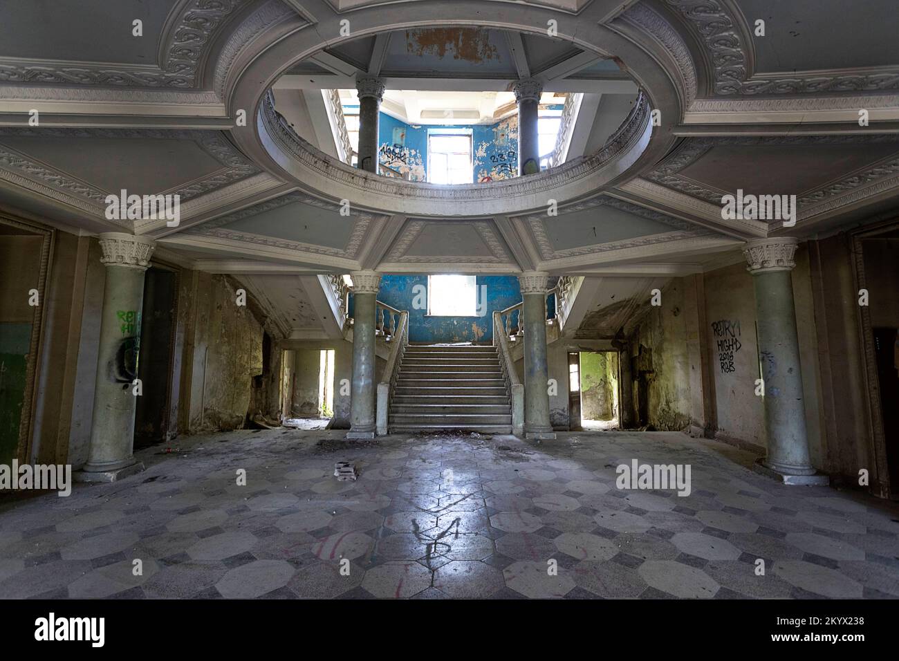 Abandoned Soviet Sanatorium Imereti of Tskaltubo in Georgia. The ...