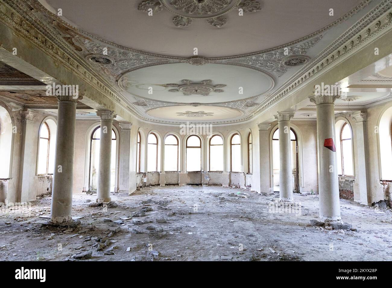 Abandoned Soviet Sanatorium Imereti of Tskaltubo in Georgia. The ...