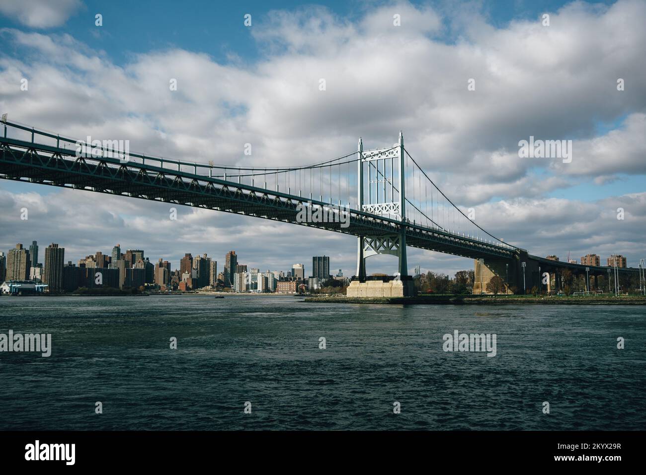 View of the RFK Bridge from Astoria Park, Queens, New York Stock Photo ...