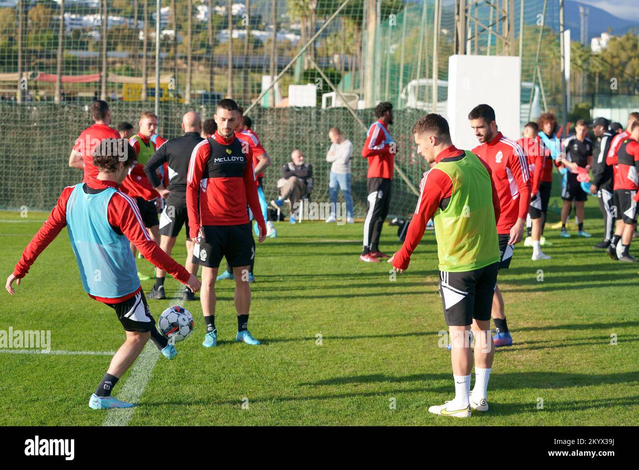 Marbella, Spain. 02nd Dec, 2022. Standard's players pictured during a ...