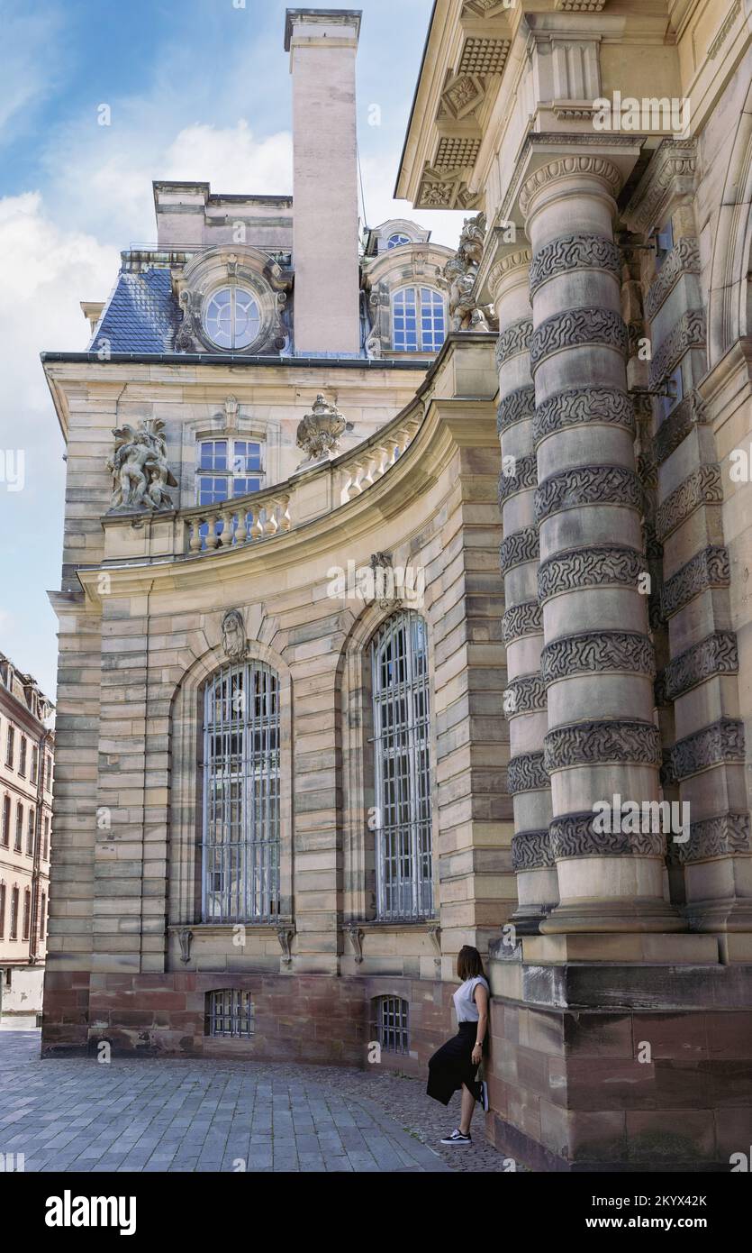 beautiful buildings on the streets in Strasbourg France Stock Photo - Alamy