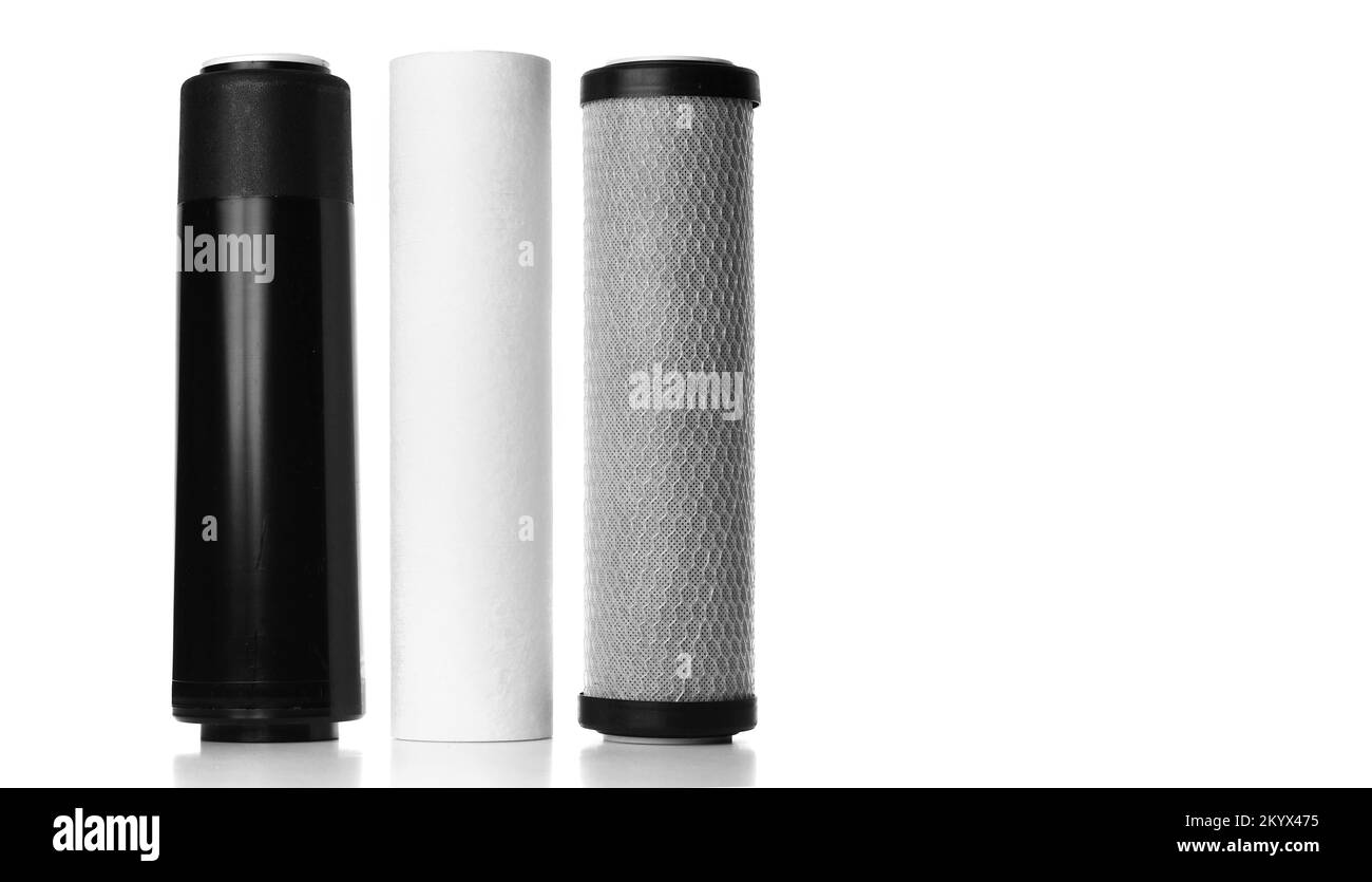 Cartridge water purifier system Black and White Stock Photos & Images ...
