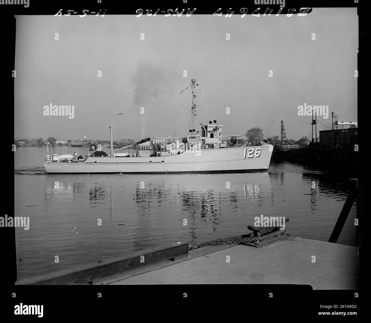 AMS-126 , Ships, Naval Vessels, Boats, Naval History, Navy Stock Photo ...