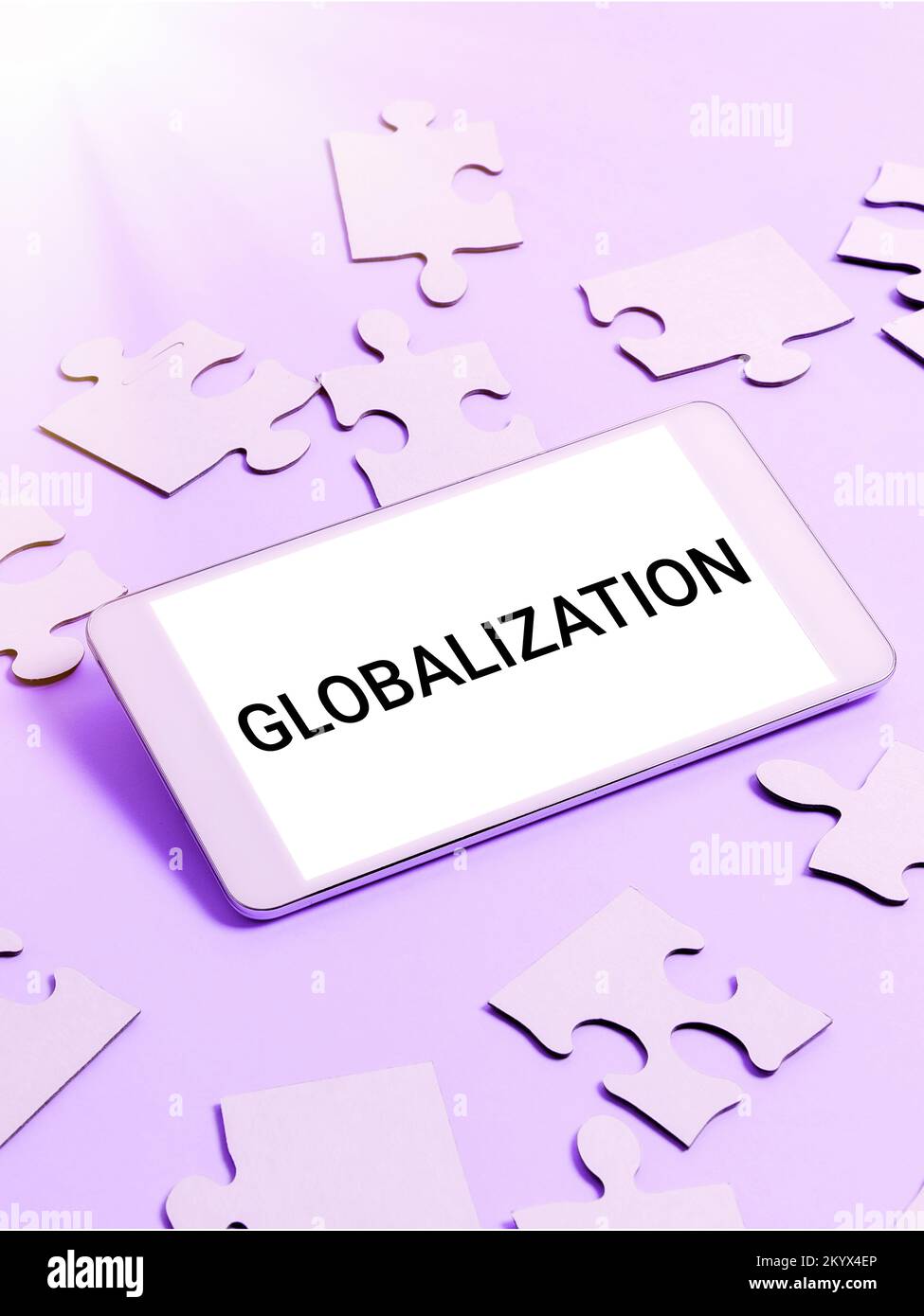 Sign displaying Globalization. Word for development of an increasingly ...