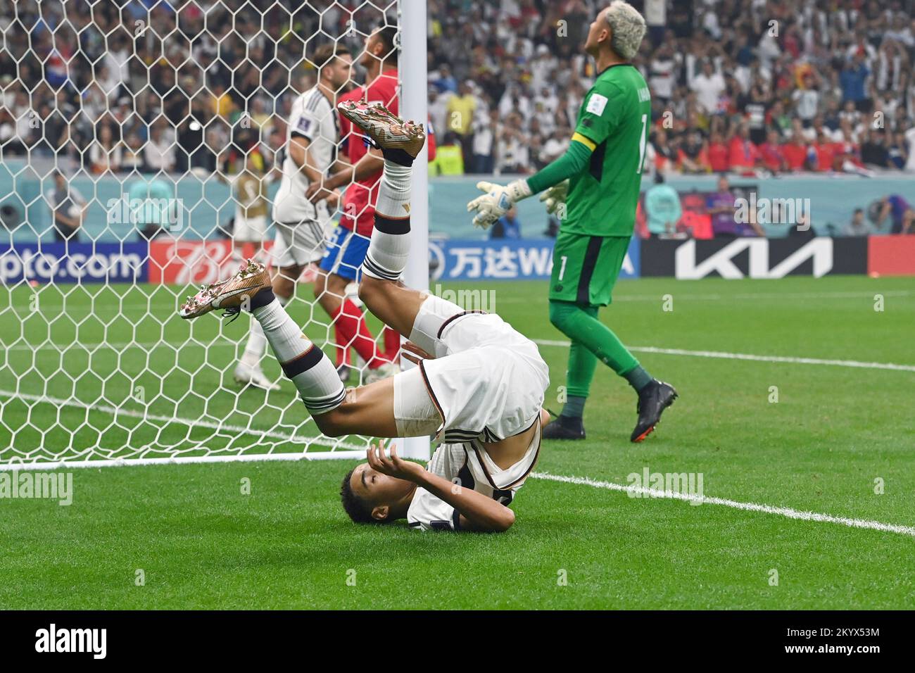 Jamal MUSIALA (GER) rolls, falls, action, single action, single image ...