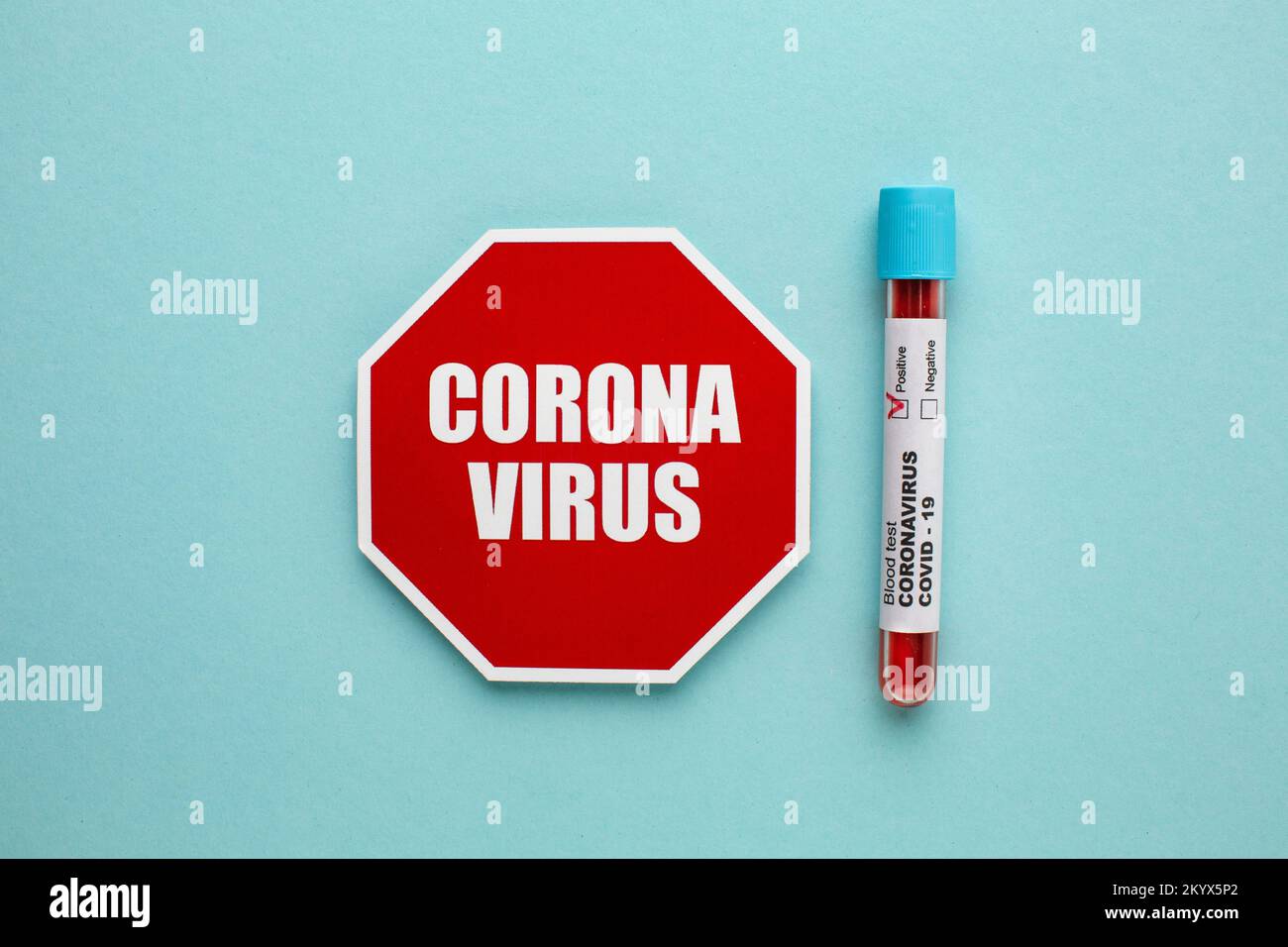 Positive blood test result for the new rapidly spreading Coronavirus ...