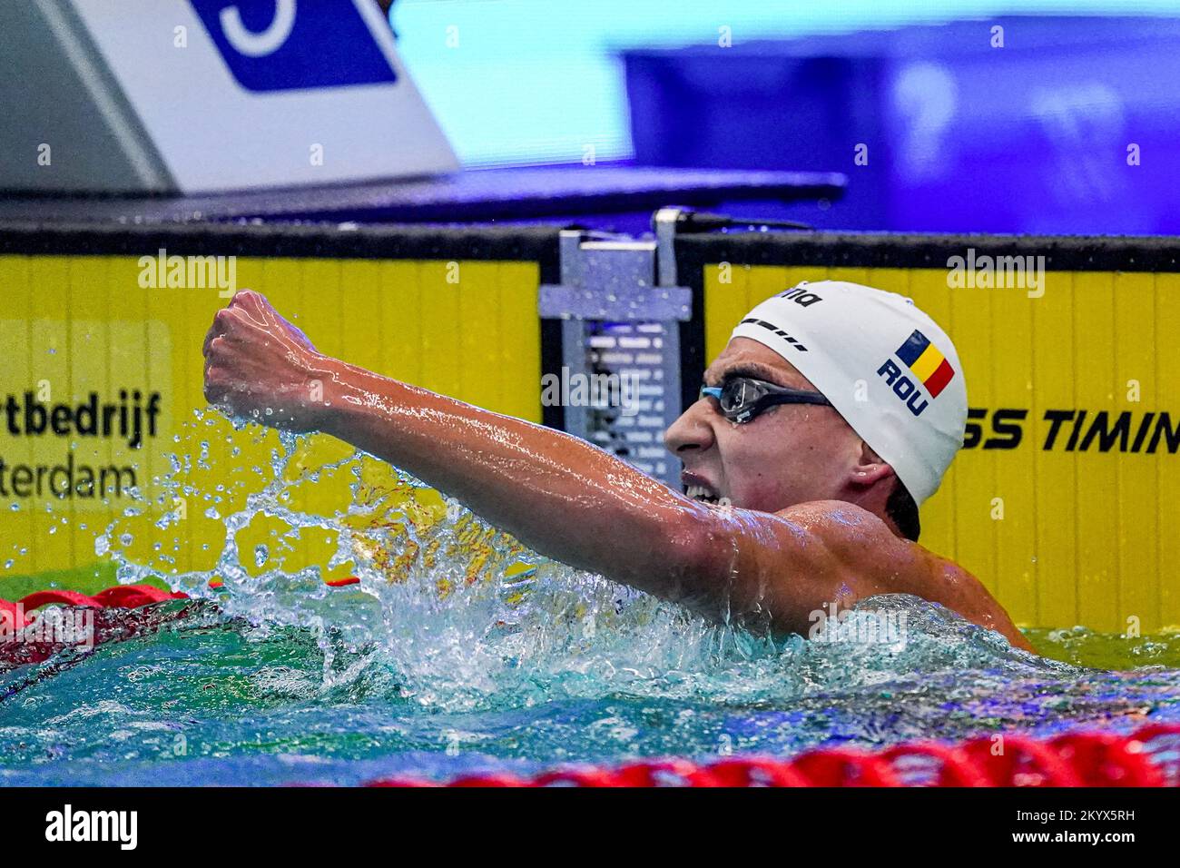 ROTTERDAM, NETHERLANDS - DECEMBER 2: Vlad-Stefan Stancu competing in ...