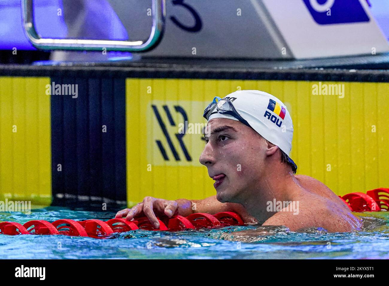 ROTTERDAM, NETHERLANDS - DECEMBER 2: Vlad-Stefan Stancu competing in ...