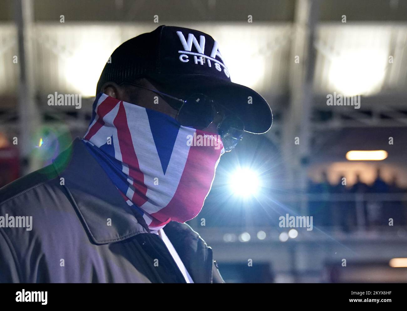 Derek Chisora during the weigh-in at the Business Design Centre, London ...