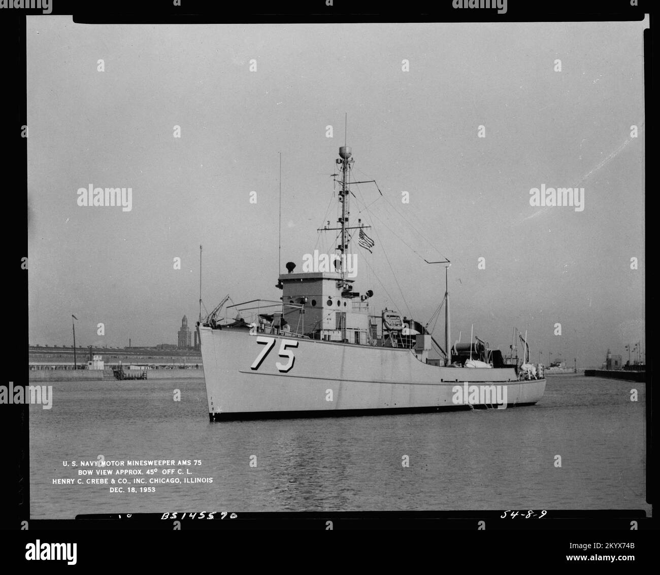 AMS-75 , Ships, Naval Vessels, Boats, Naval History, Navy Stock Photo ...
