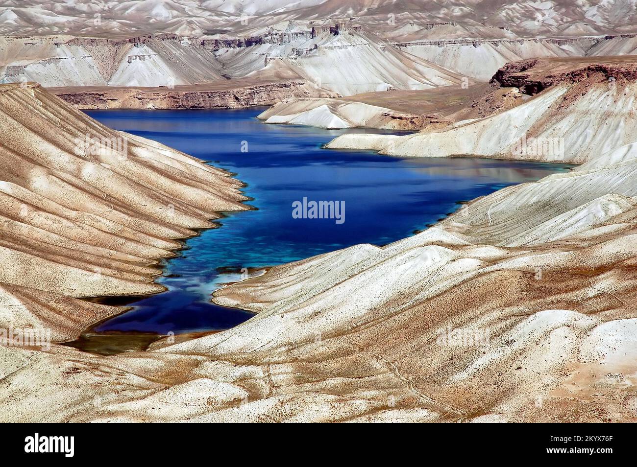 Band-e Amir lakes near Bamyan (Bamiyan) in Central Afghanistan ...
