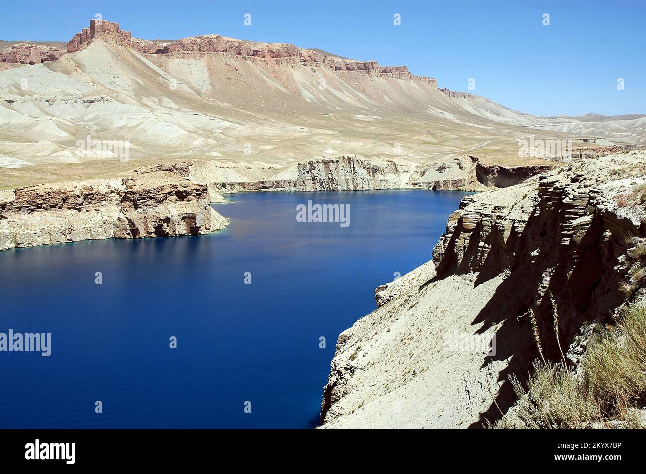 Band-e Amir lakes near Bamyan (Bamiyan) in Central Afghanistan. This is ...