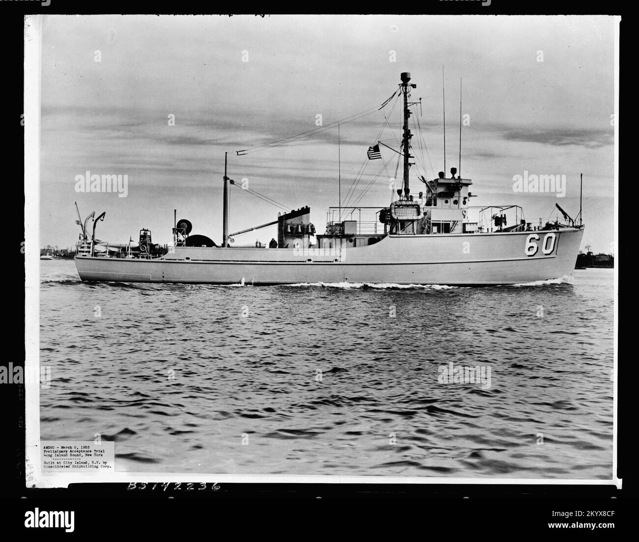 AMS-60 , Ships, Naval Vessels, Boats, Naval History, Navy Stock Photo ...