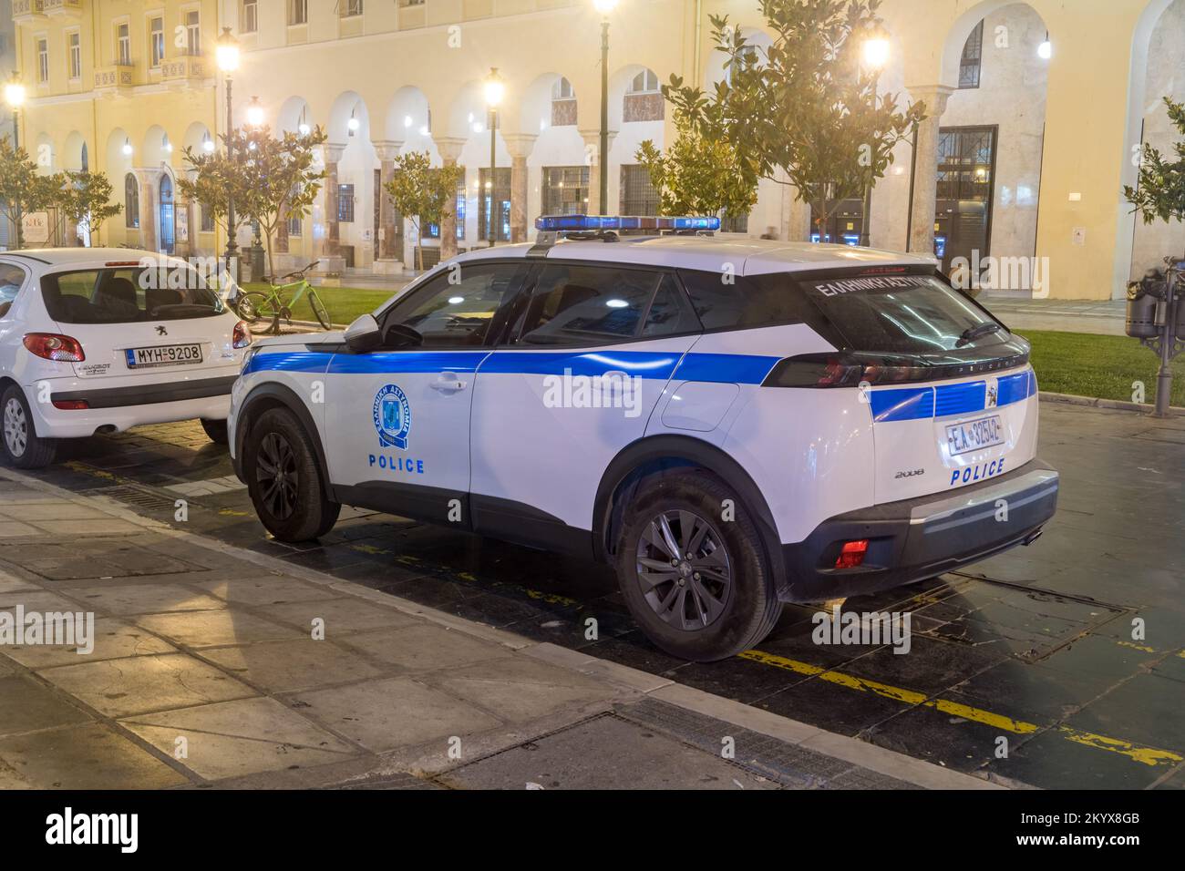 Thessaloniki, Greece - September 29, 2022: Car of Greek police Stock ...
