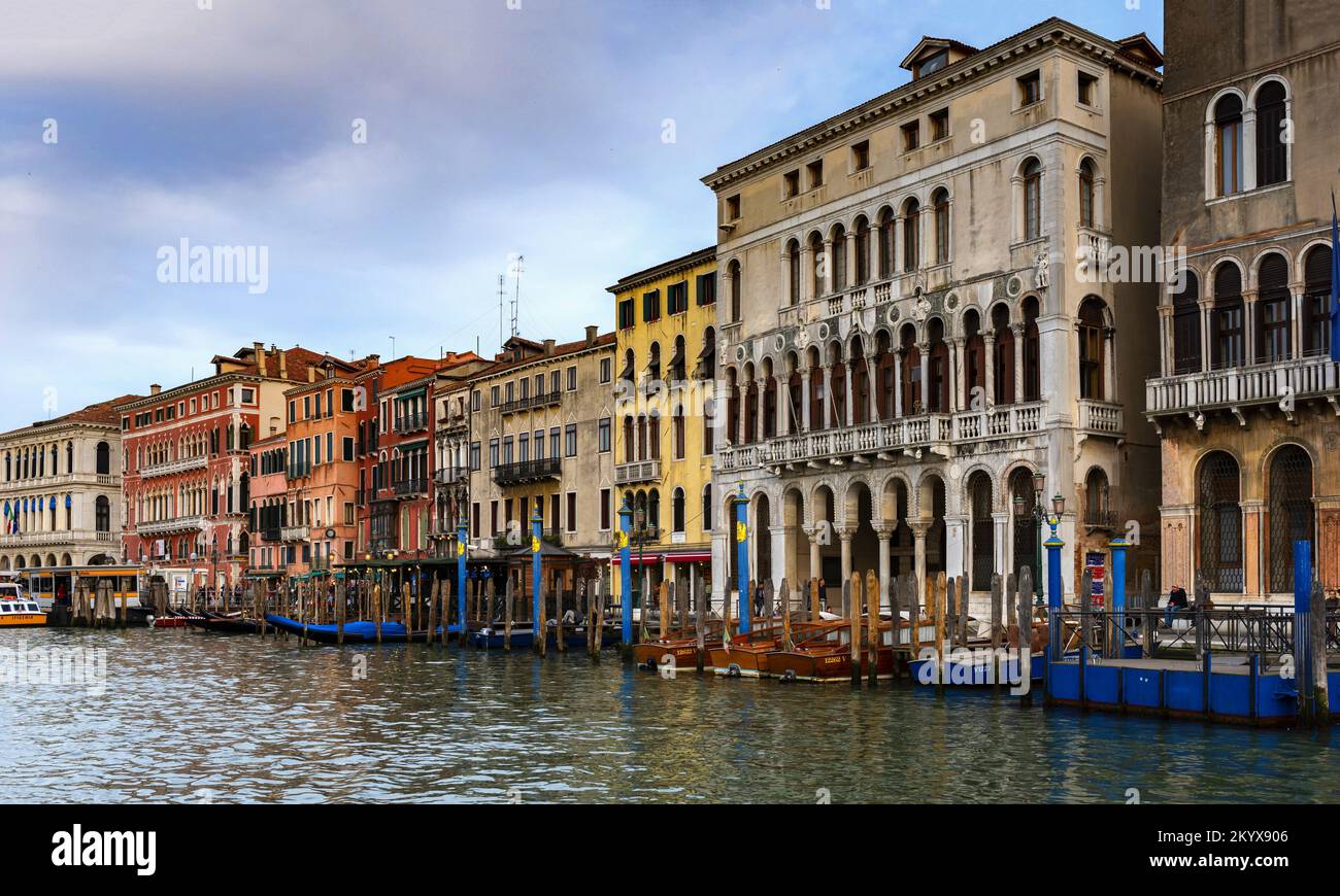 Grand Canal in Venice, Italy Stock Photo - Alamy