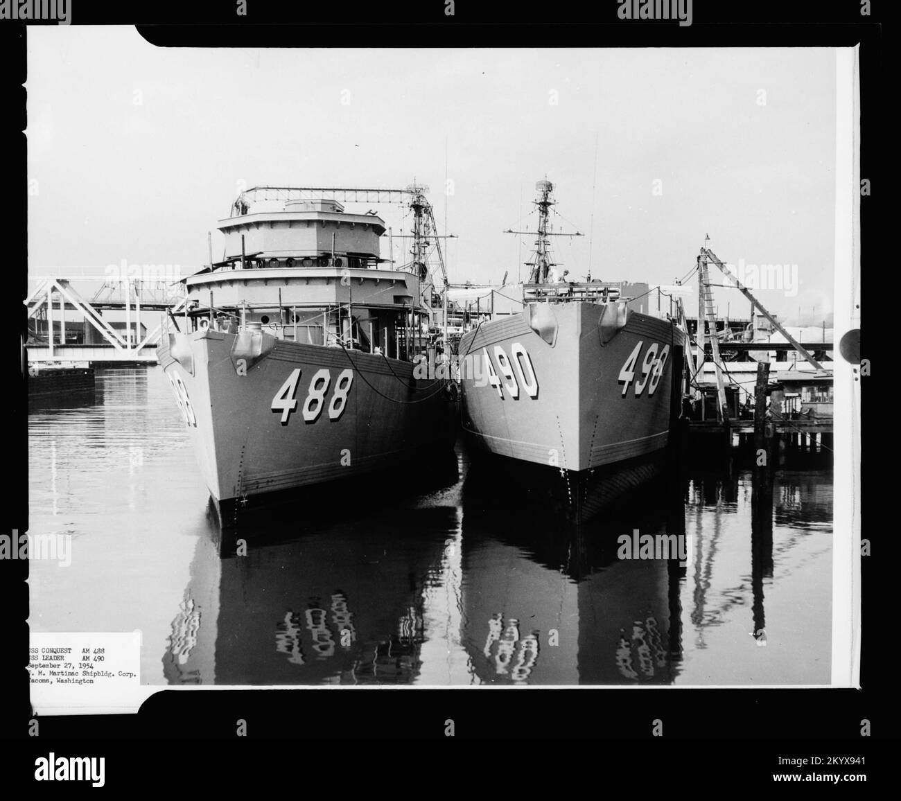 AM-488 and 491 and 492 , Ships, Naval Vessels, Boats, Naval History ...