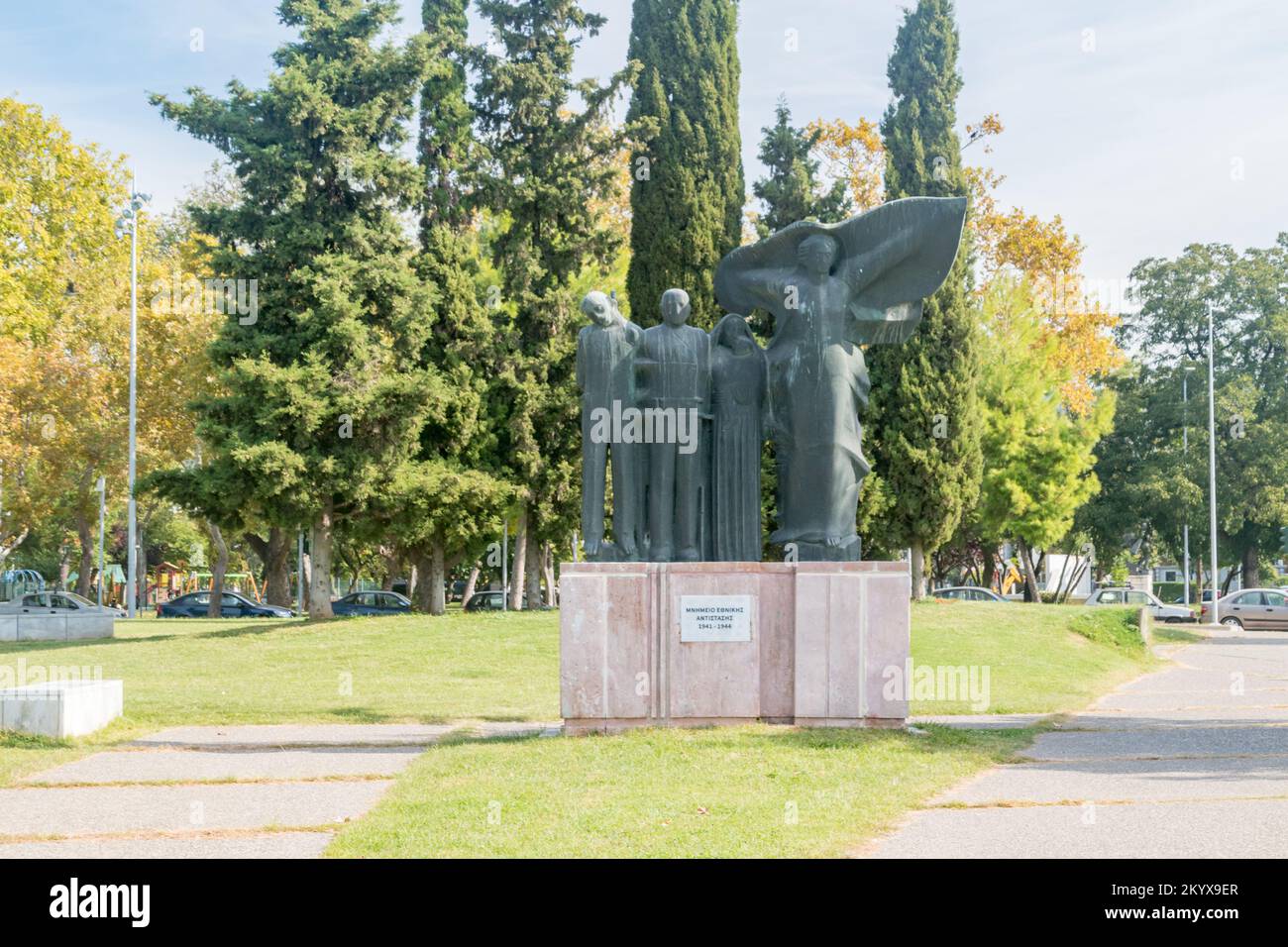 Thessaloniki, Greece - September 29, 2022: National Resistance Memorial ...