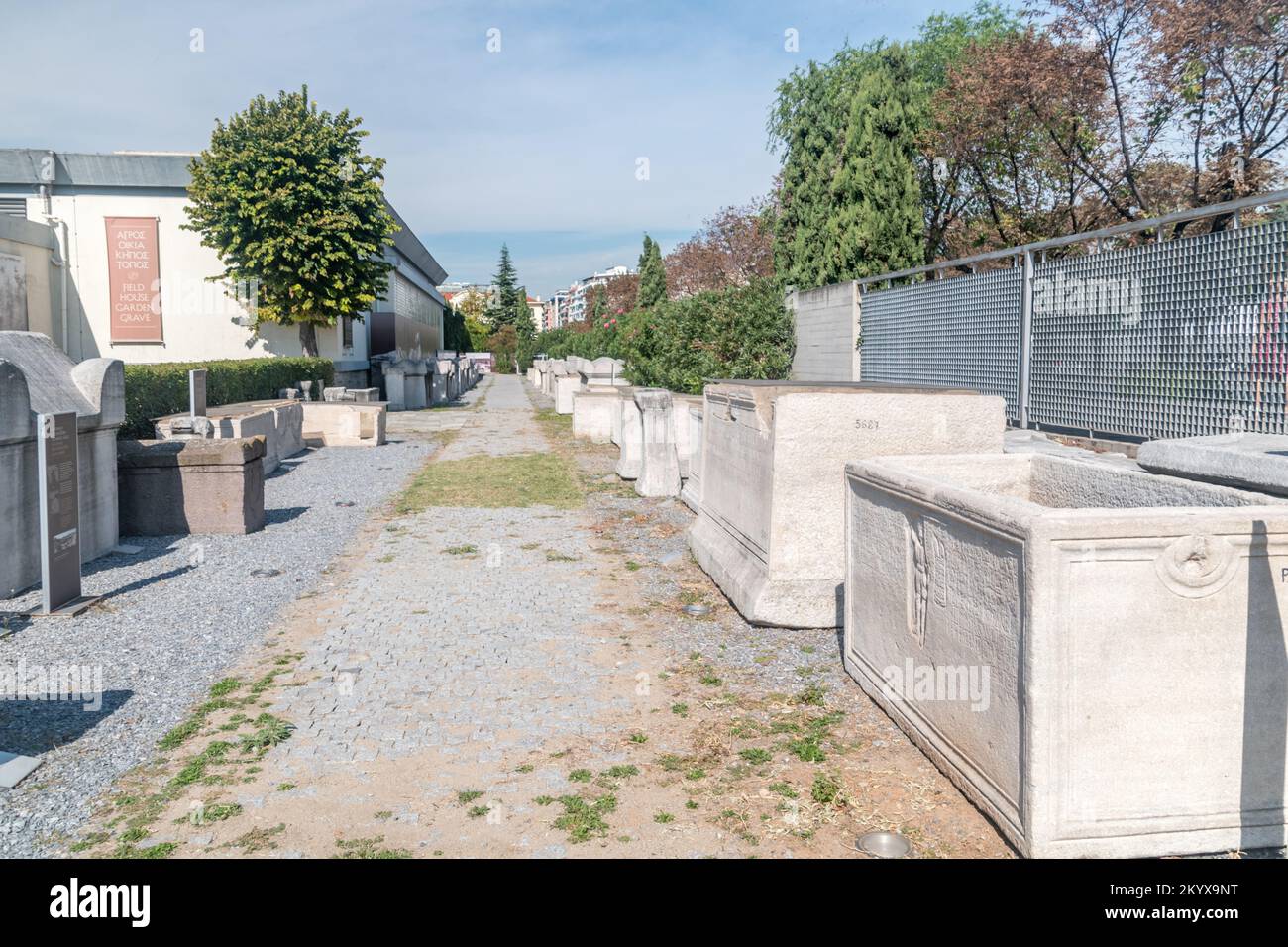 Thessaloniki, Greece - September 29, 2022: Historical tombs at ...