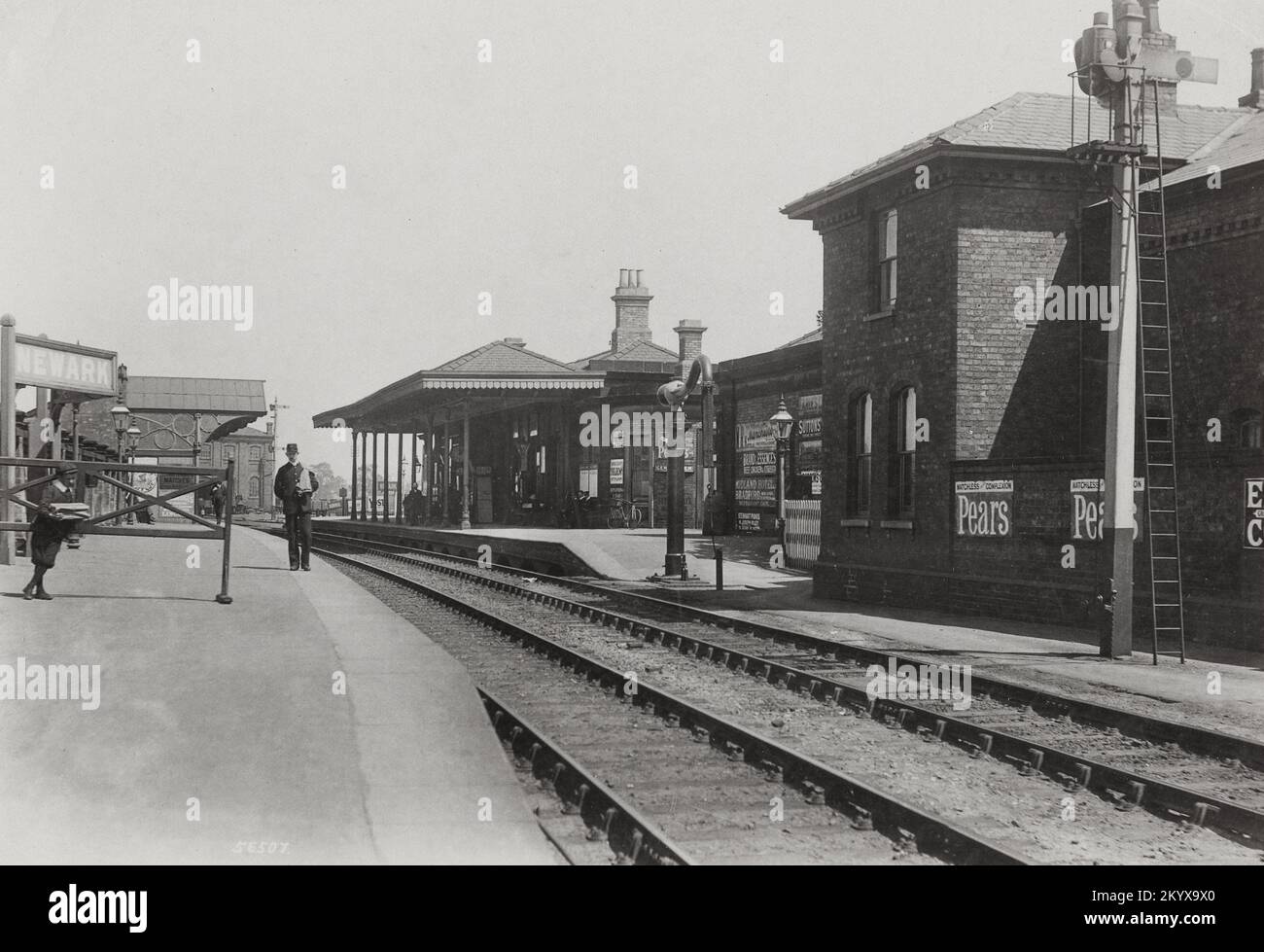Vintage photograph - 1906 - Midland Railway Station, Newark ...
