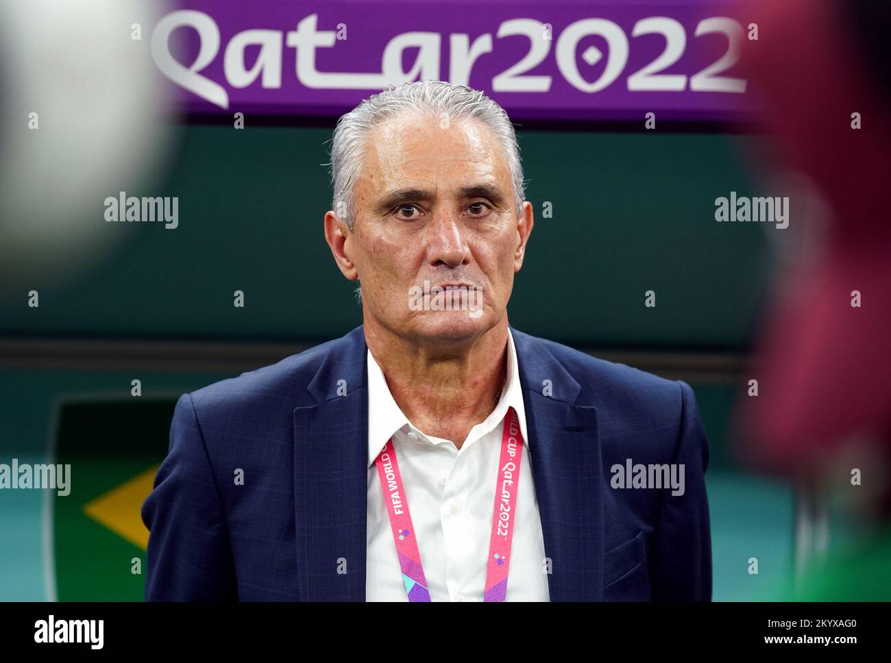 Brazil manager Tite during the FIFA World Cup Group G match at the ...