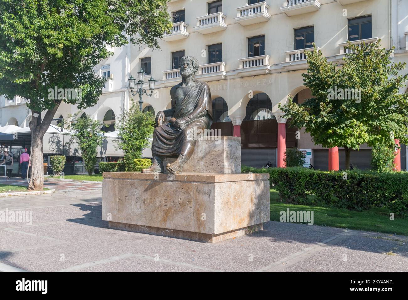 Thessaloniki, Greece - September 29, 2022: Statue of Aristotle Stock ...