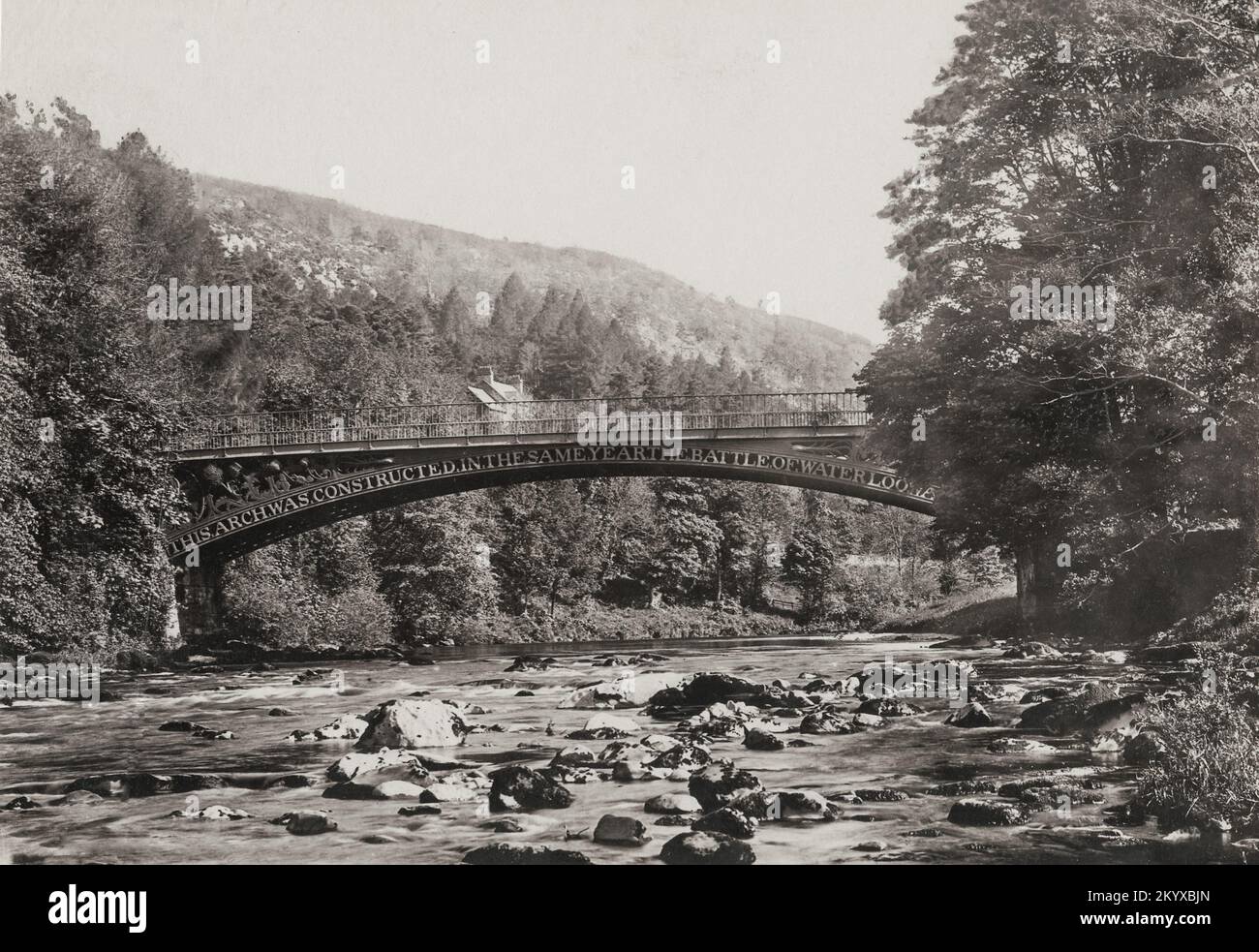 19th century photo of waterloo bridge hi-res stock photography and ...