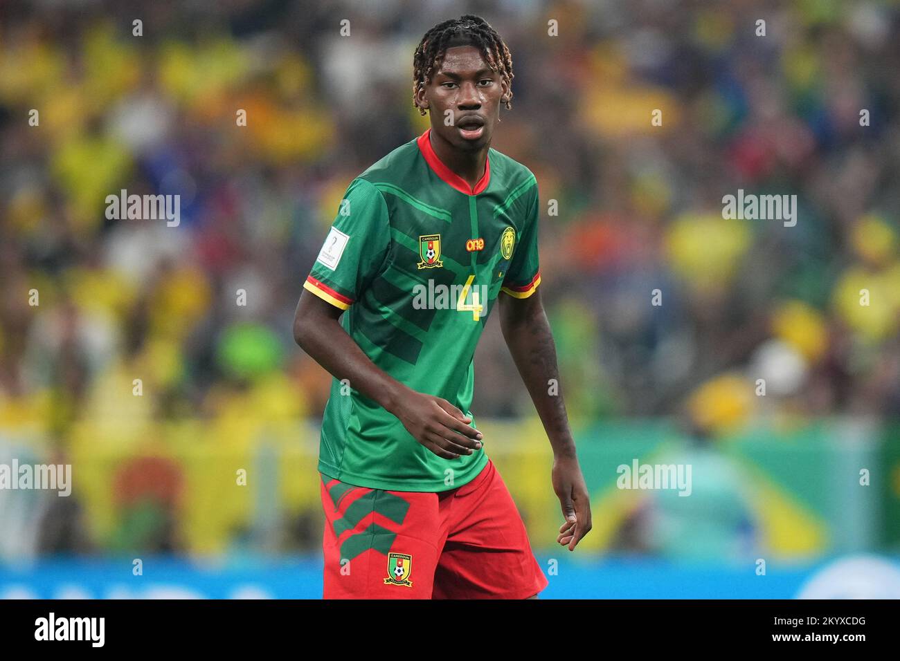 Christopher Woohj of Cameroon during the FIFA World Cup Qatar 2022 ...
