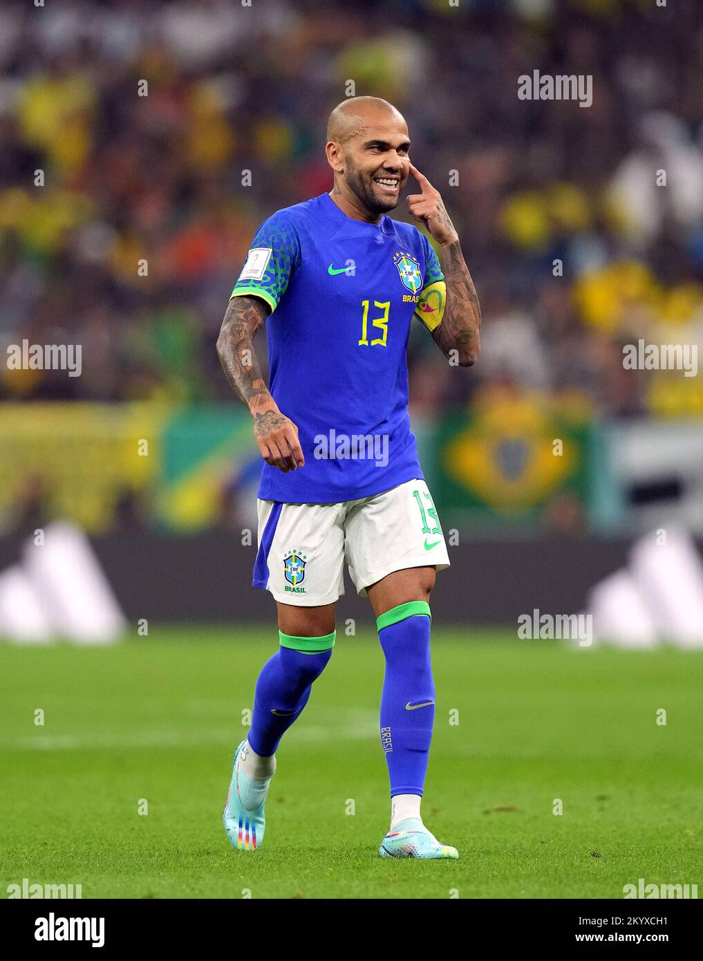 Brazil’s Dani Alves during the FIFA World Cup Group G match at the ...