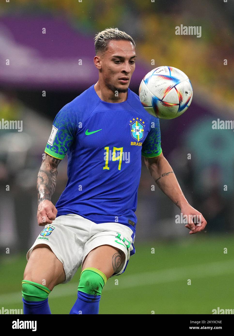 Brazil's Antony during the FIFA World Cup Group G match at the Lusail ...