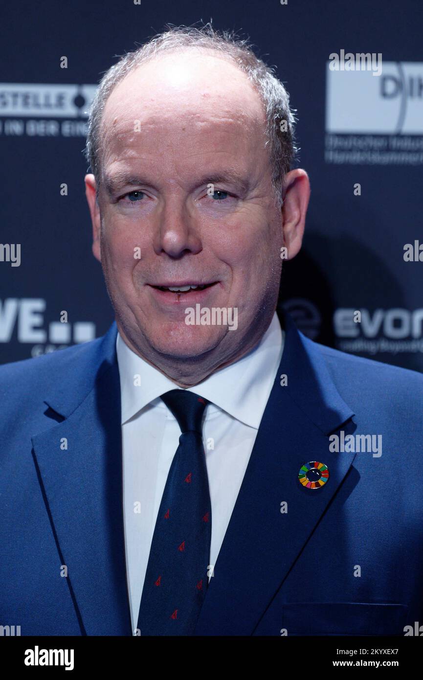 Duesseldorf, Germany. 02nd Dec, 2022. Prince Albert II of Monaco ...