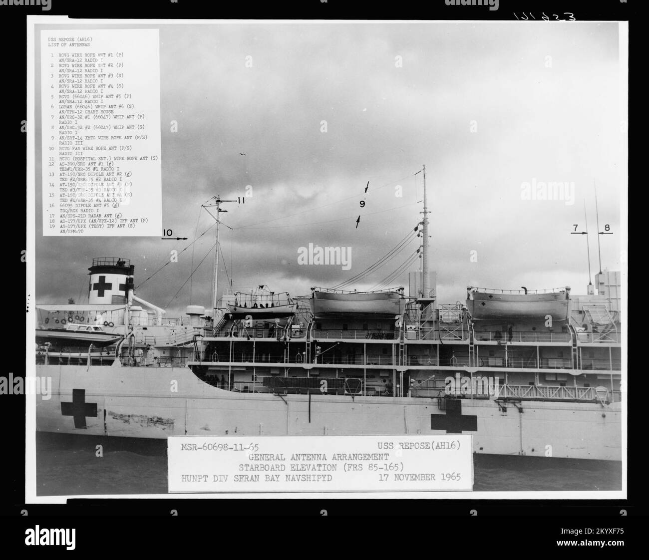 AH-16 Repose , Ships, Naval Vessels, Boats, Naval History, Navy Stock ...